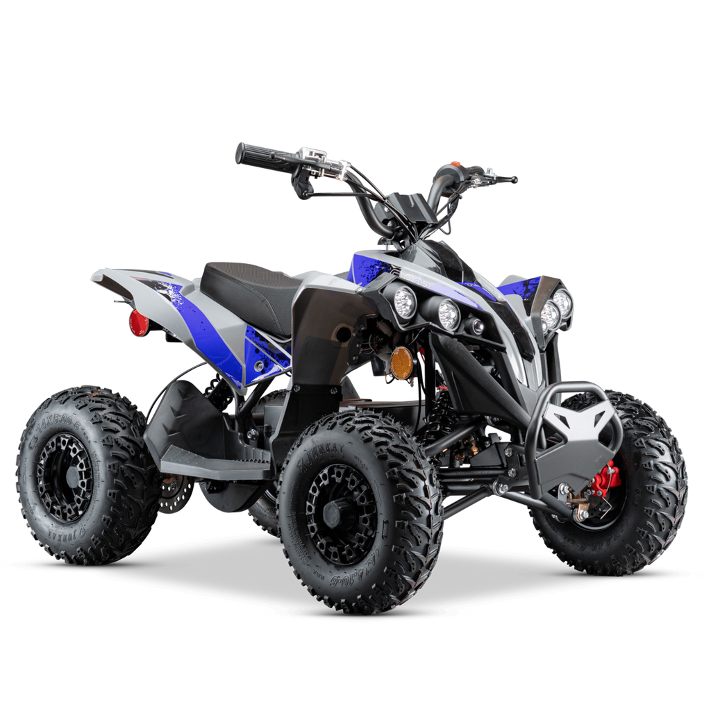 Pioneer 1200W Kids ATV 4 Wheeler with 14" Tires - Blue – Rosso Motors ...