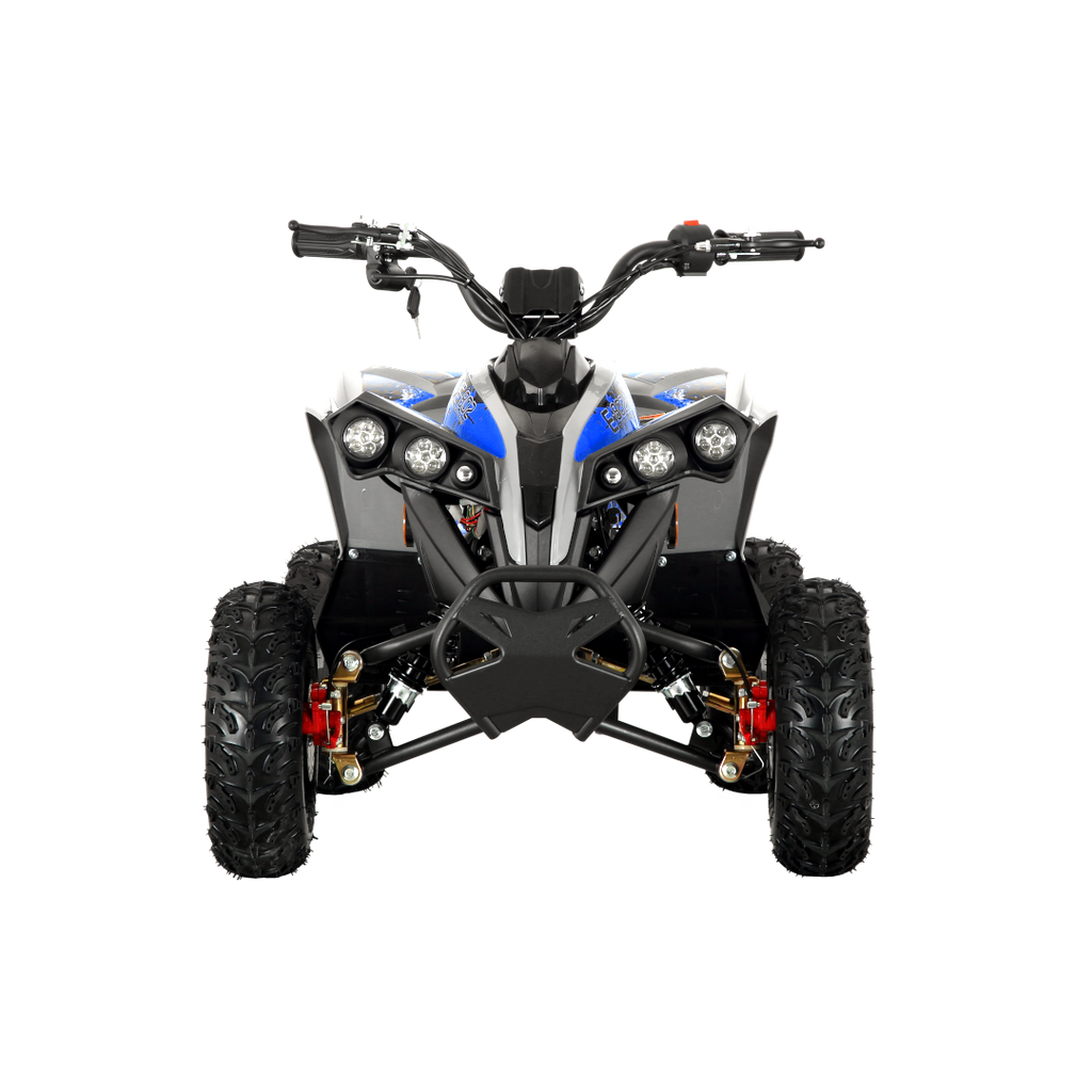 Pioneer 1200W Kids ATV 4 Wheeler with 14" Tires - Blue – Rosso Motors ...