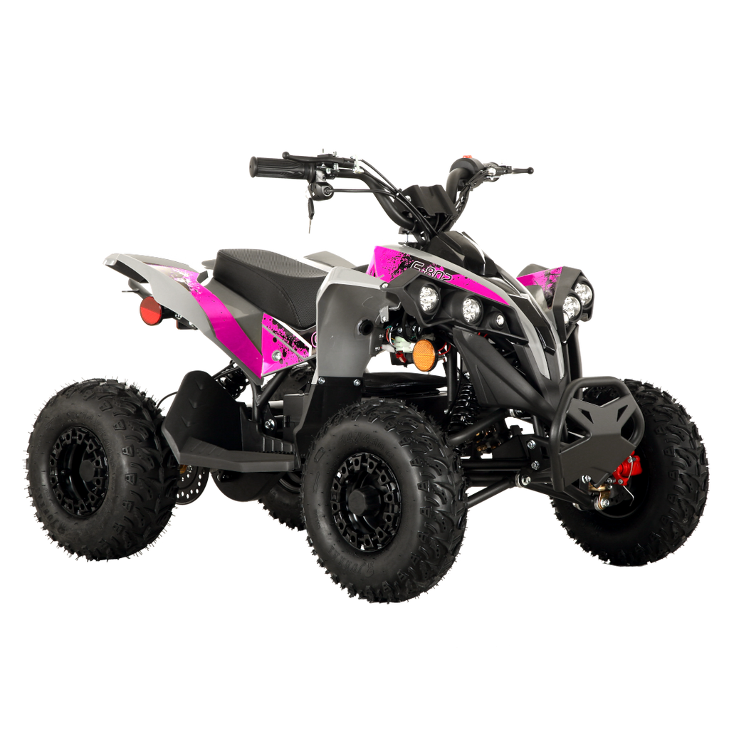 Pioneer E-802 Electric Quad Outdoor ATV Pink For Girls | 1200W Motor ...