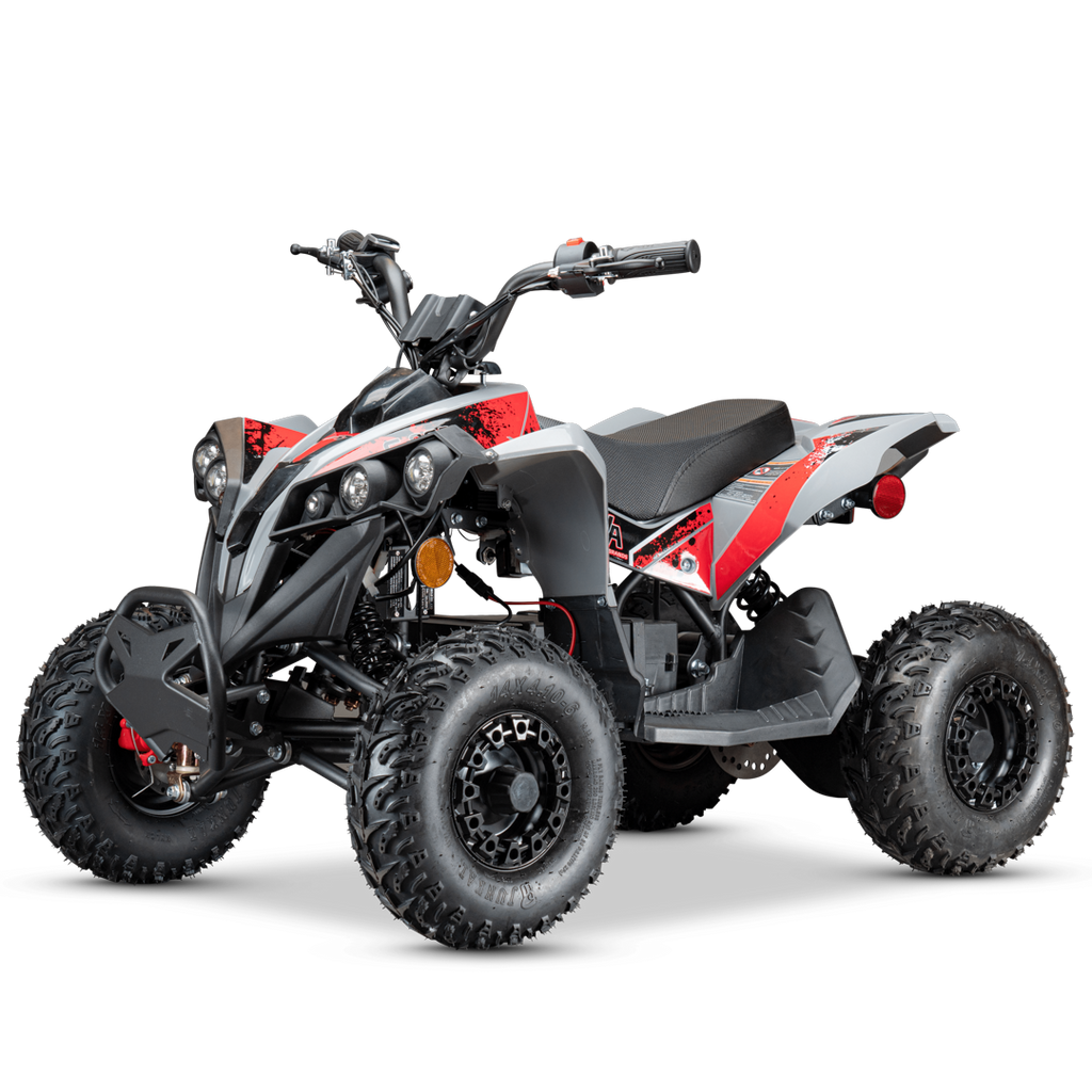 Pioneer 1200W Kids ATV 4 Wheeler with 14" Tires - Red – Rosso Motors ...