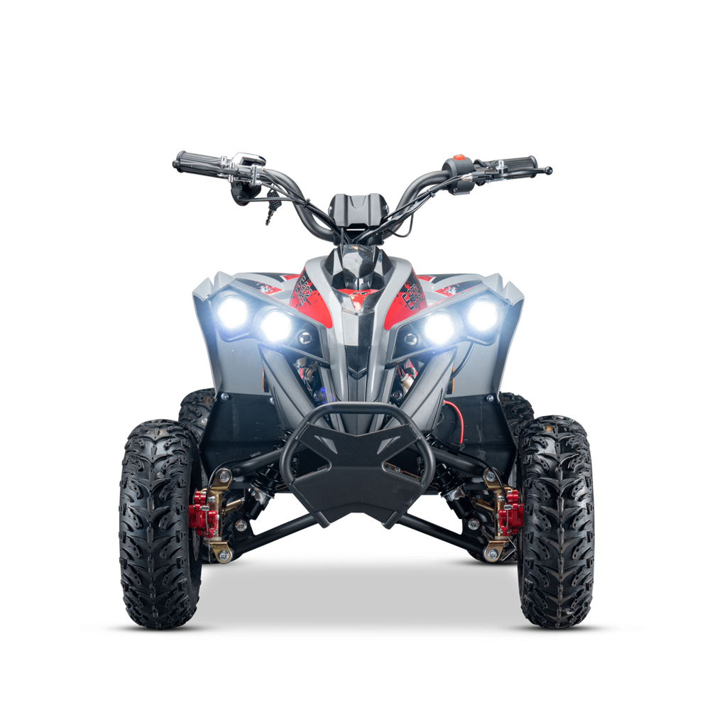 Pioneer 1200W Kids ATV 4 Wheeler with 14" Tires - Red – Rosso Motors ...