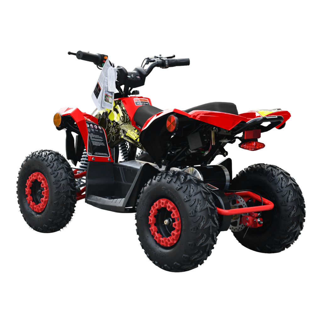 E-Bully 1000W ATV 4 Wheeler For Kids - Red – Rosso Motors Kids Toys