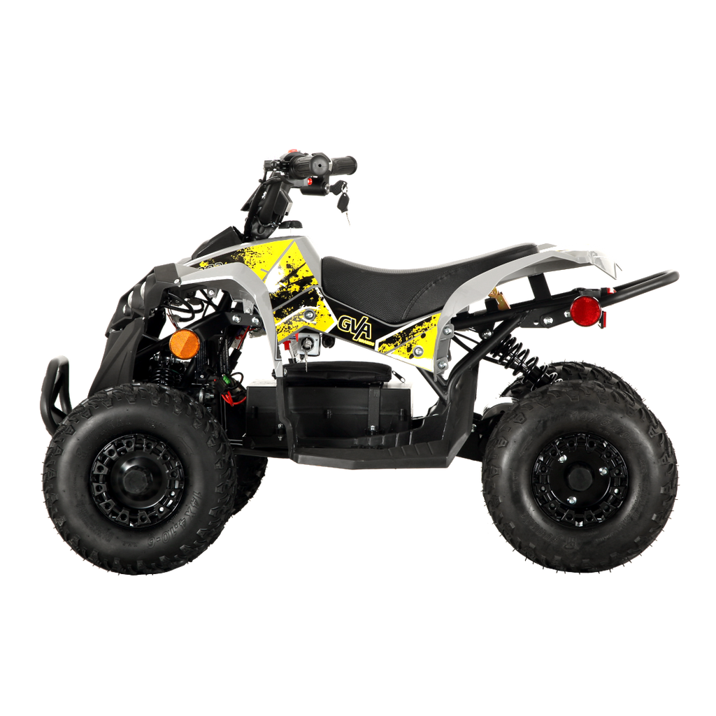E-802 Electric Quad ATV Bundle | Ages 6+ only | Yellow Decals Feat ...
