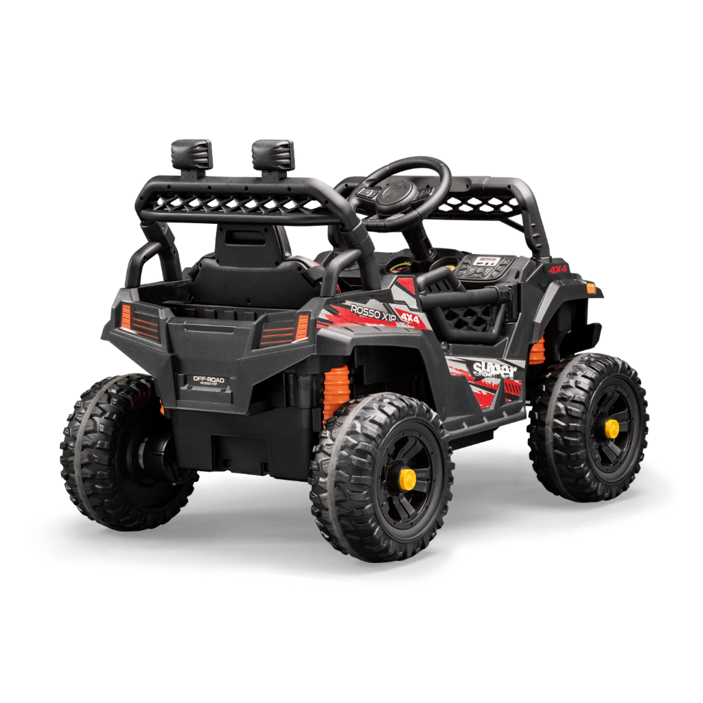 Rosso X1P Electric Outdoor Ride-On 4 Wheeler For Kids Red | Remote Con ...