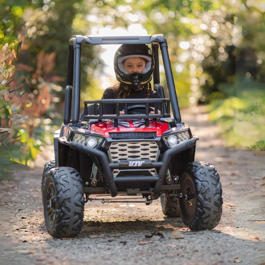 Rosso X5P - Electric Ride-On 2 Seater UTV Car For Kids | Green | ASTM ...