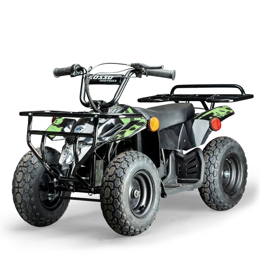 Rosso eQuad R Ride-on Utility Outdoor 4 Wheeler With Racks For Kids ...