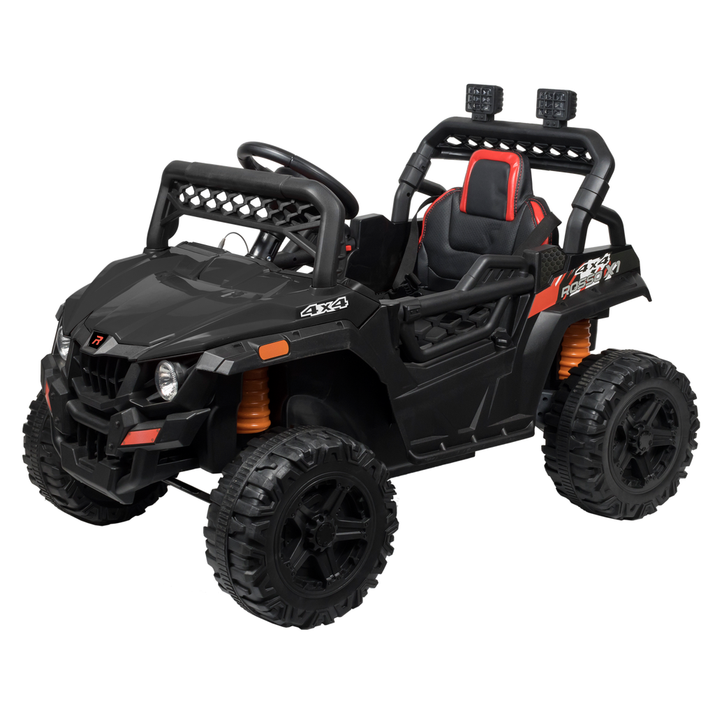 Rosso X1 ride-on 4 Wheeler For Kids - With Remote Control - Black - AS ...